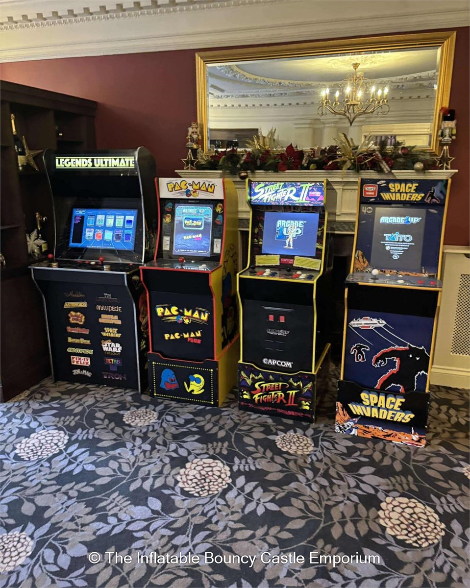 Mega Retro Arcade Games Package - Bouncy Castle & Soft Play Hire ...