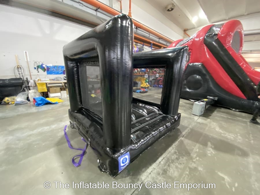 Mini Indoor Black Bouncy Castle - Bouncy Castle & Soft Play Hire ...