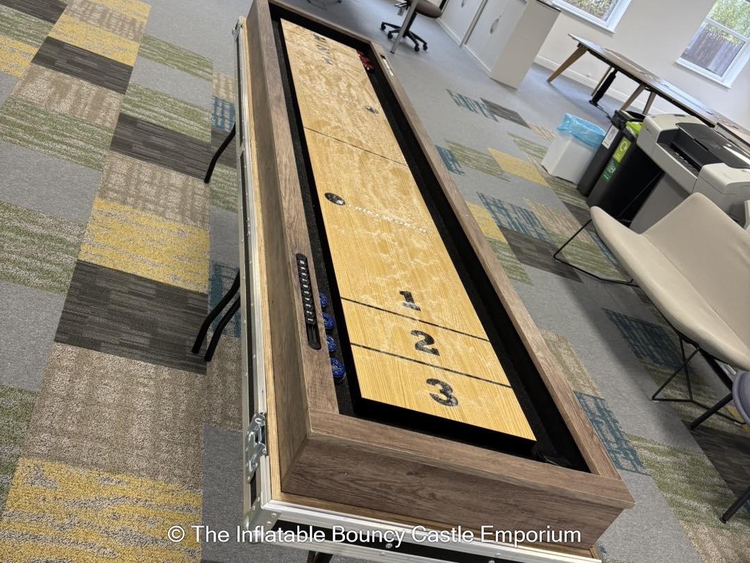 Shuffleboard Table - Bouncy Castle & Soft Play Hire | Party Games ...