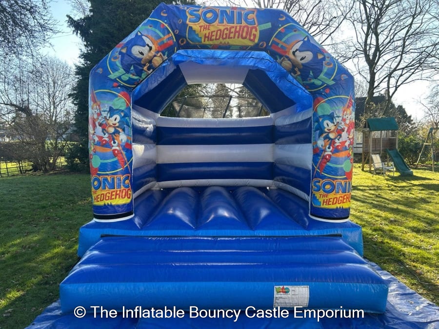 Sonic Bouncy Castle - Bouncy Castle & Soft Play Hire | Party Games ...