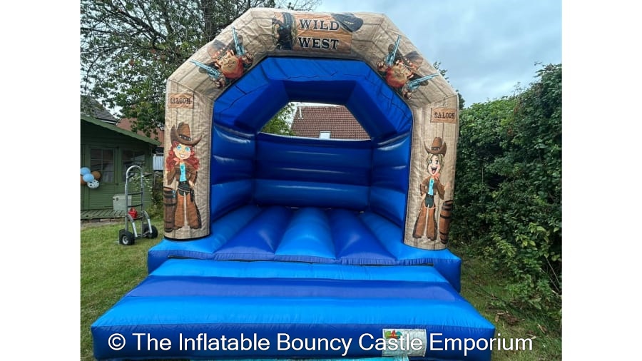 Wild West Bouncy Castle - Bouncy Castle & Soft Play Hire | Party Games ...